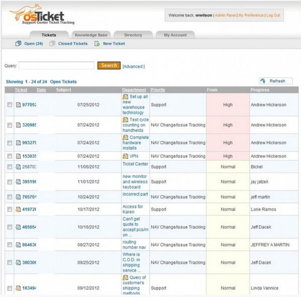 Osticket Open-source Ticketing system for enterprise