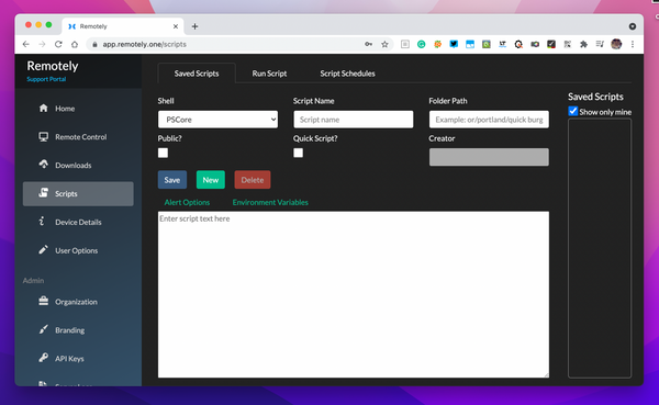 Remotely: Free, Open-source scriptable Remote Control solution