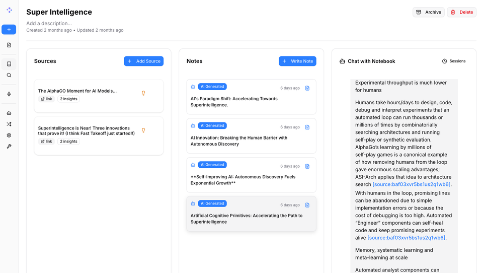 Open Notebook is a Self-hosted Free Privacy-First Alternative to Google ...